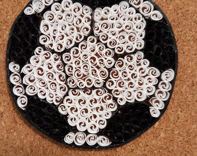 Quilled Soccer Ball Ornament - Etsy