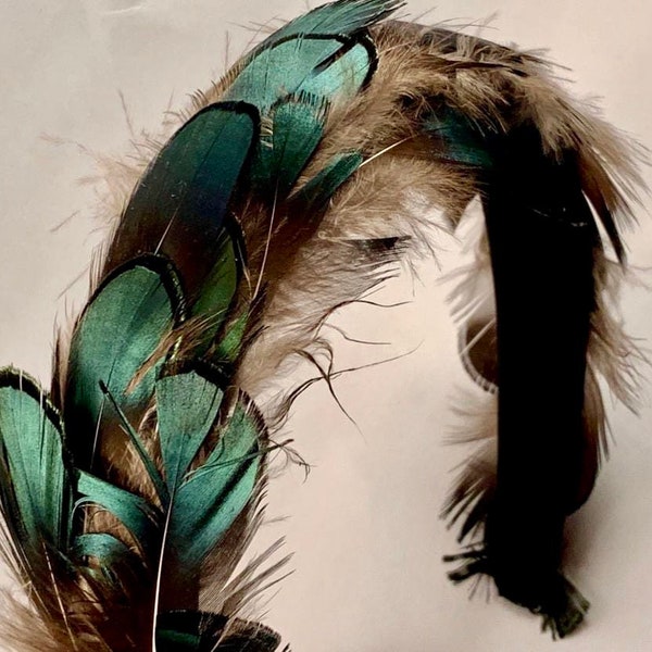 Feather Headband - Etsy