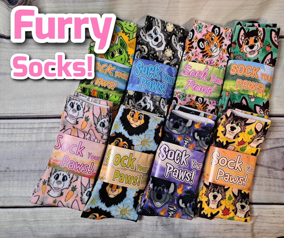 Socks Your Paws - Furry Socks - Etsy