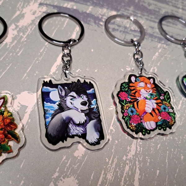 Furry Tail Keyring - Etsy