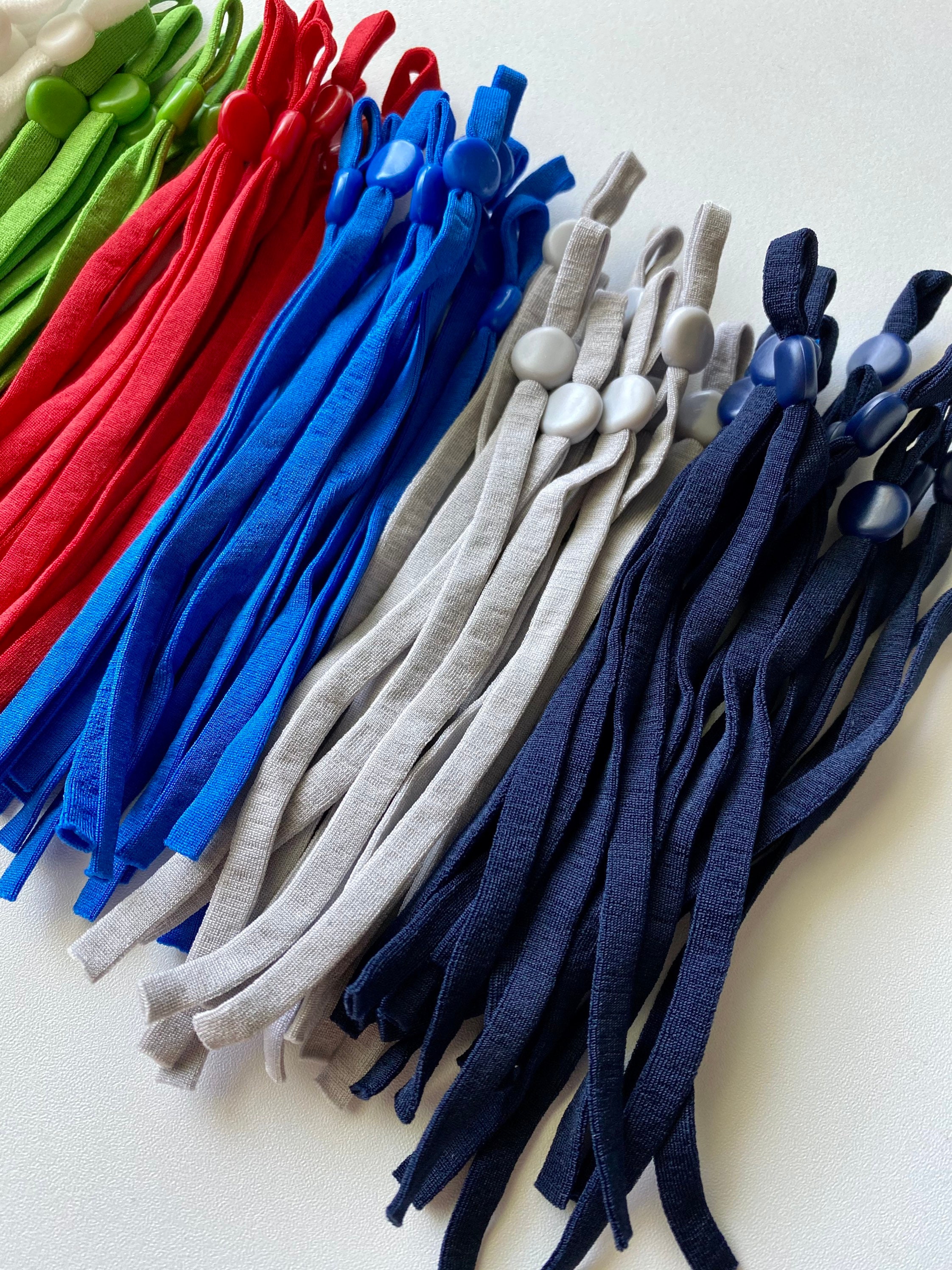 Long 5 Soft Elastic With Stoppers Elastic With Adjuster - Etsy