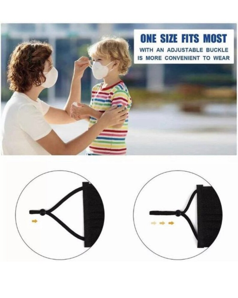 Soft Elastics With Adjuster for Face Masks Elastic With - Etsy