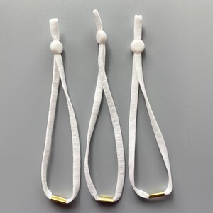 Long Soft Elastic With Stoppers , Elastic With Adjuster , Elastic With ...