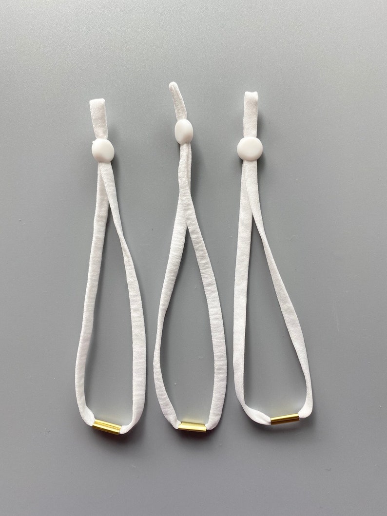 Long Soft Elastic With Stoppers Elastic With Adjuster - Etsy
