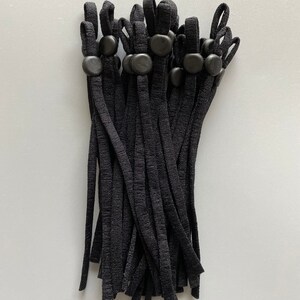 5 Long Soft Elastic With Stoppers , Elastic With Adjuster , Adjustable ...