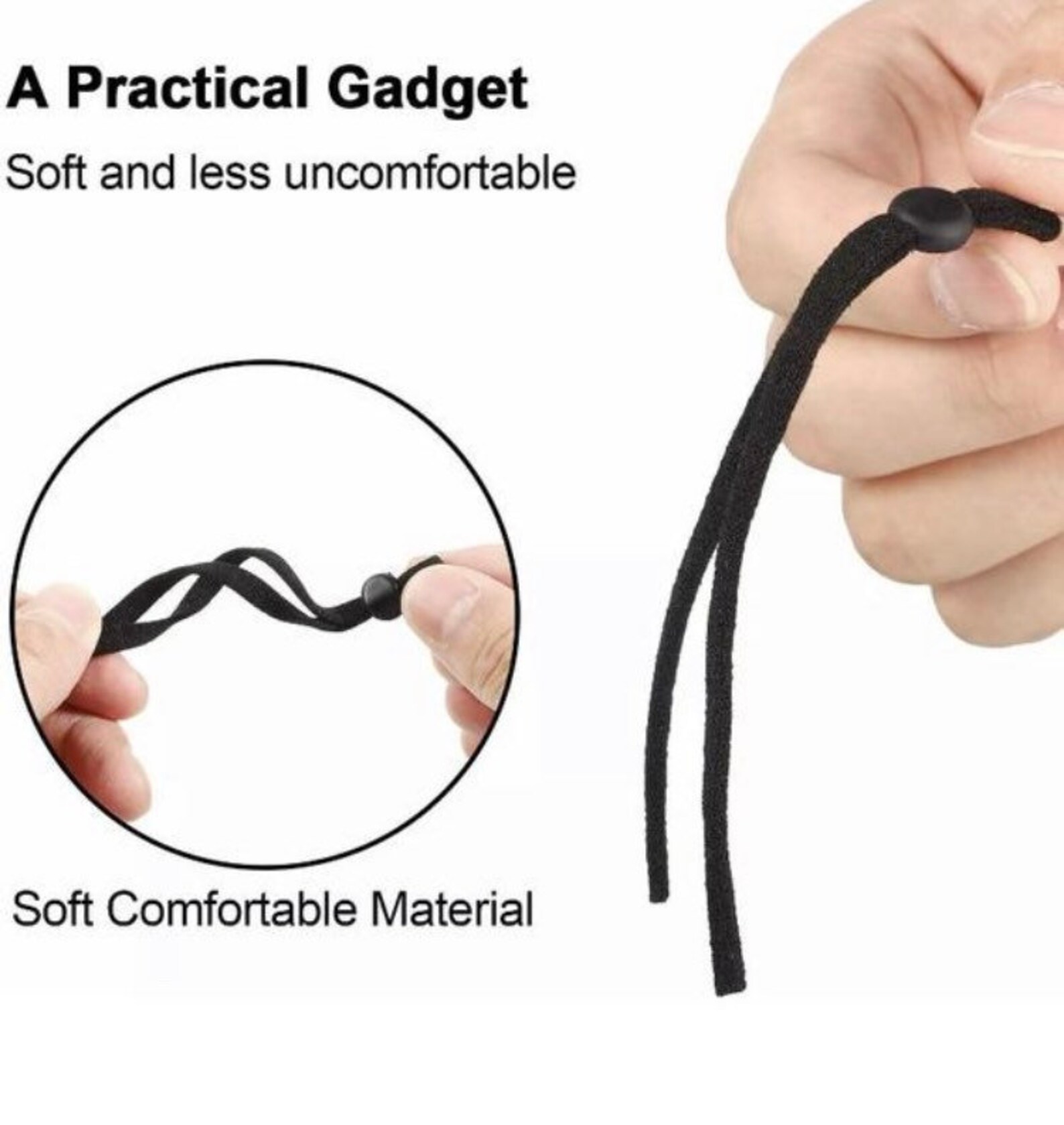 Soft Elastics With Adjuster for Face Masks Elastic With - Etsy