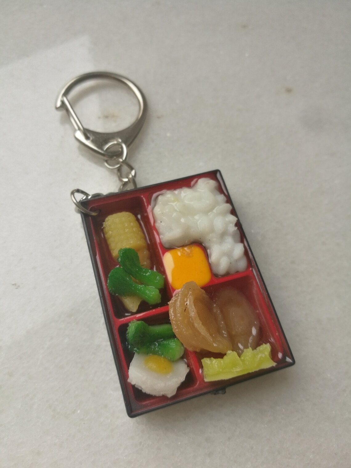 Bento Box Sushi Japan Keychain, Realistic Kawaii Food Cute Keyring ...