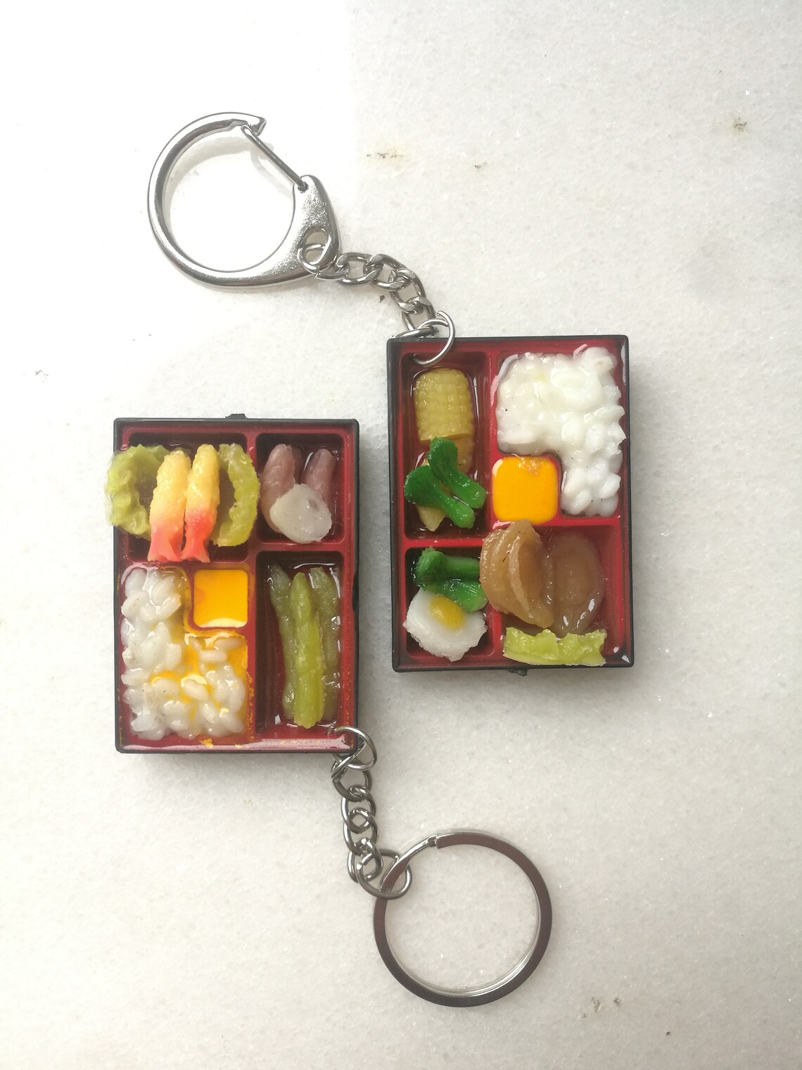 Bento Box Sushi Japan Keychain, Realistic Kawaii Food Cute Keyring ...