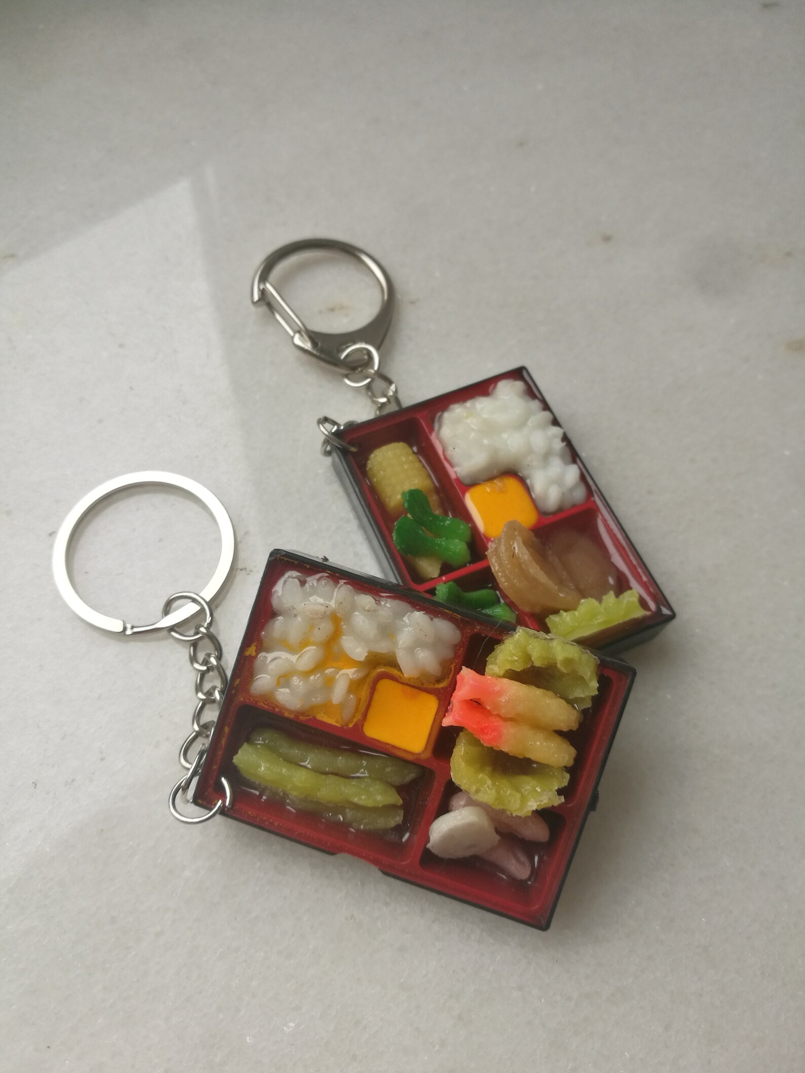 Bento Box Sushi Japan Keychain, Realistic Kawaii Food Cute Keyring ...