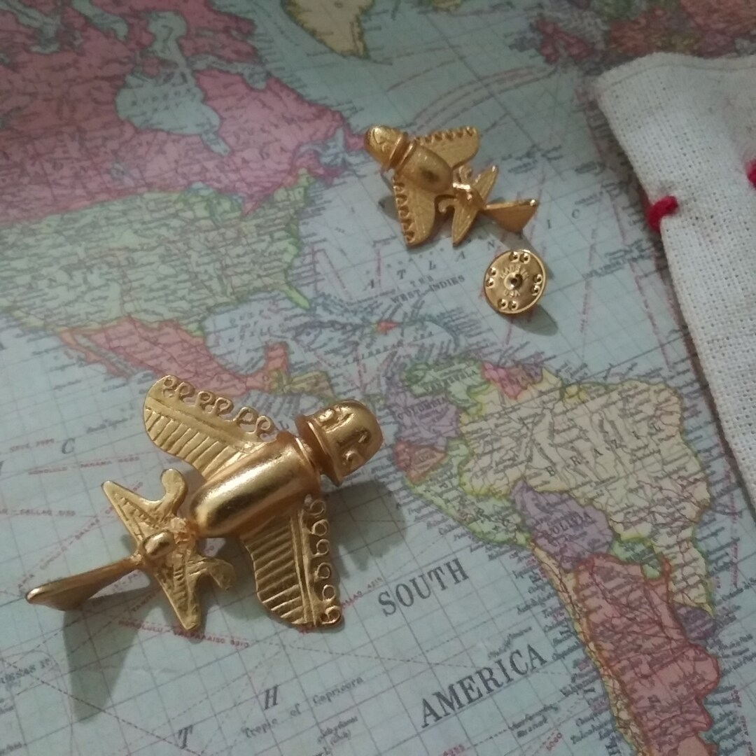Pre-colombian Golden Flyer II - A Replica Pin Inspired by Ancient ...