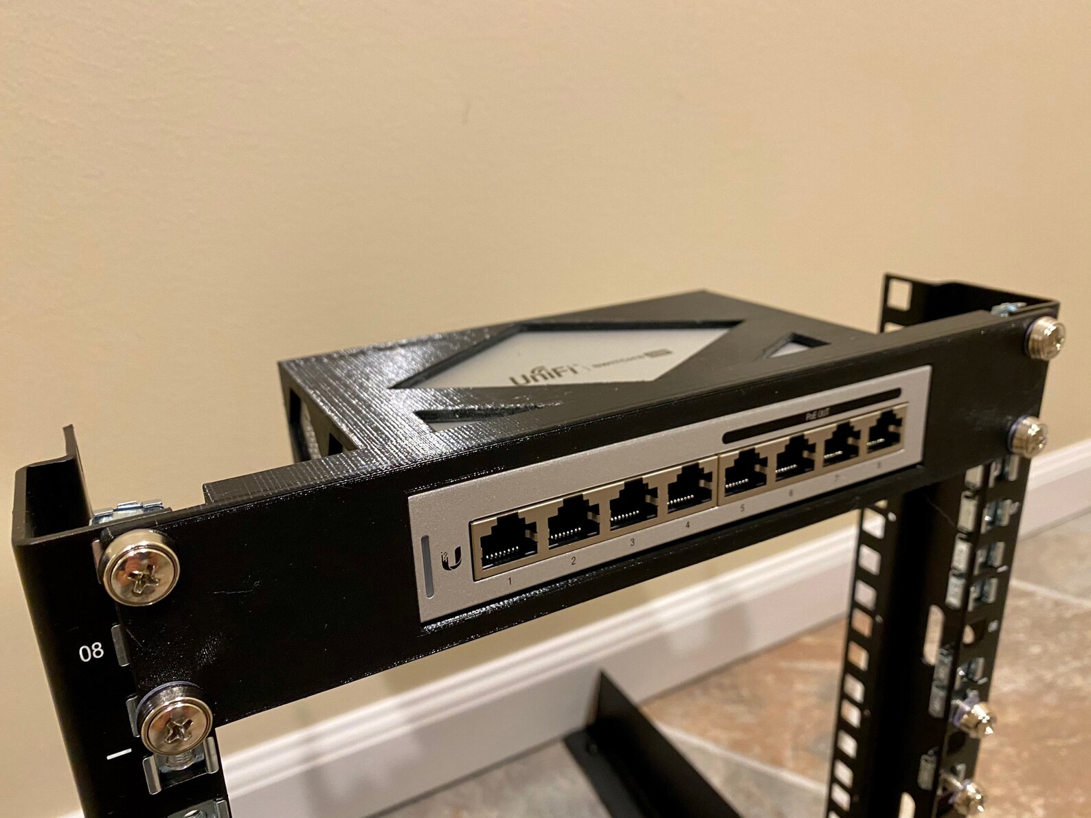 Unifi 8 Port 60 Watt Poe Switch 10in Half Rack 1U Mount - Etsy Canada