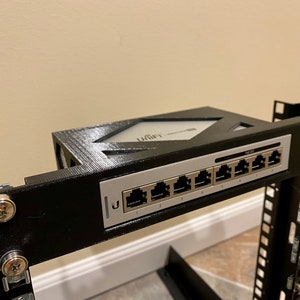 Unifi 8 Port 60 Watt Poe Switch - 10in Mini Rack 1U Mount - Etsy