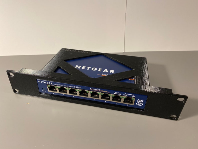 Netgear 8 Port Switch - 10in Mini Rack 1U Mount - Etsy