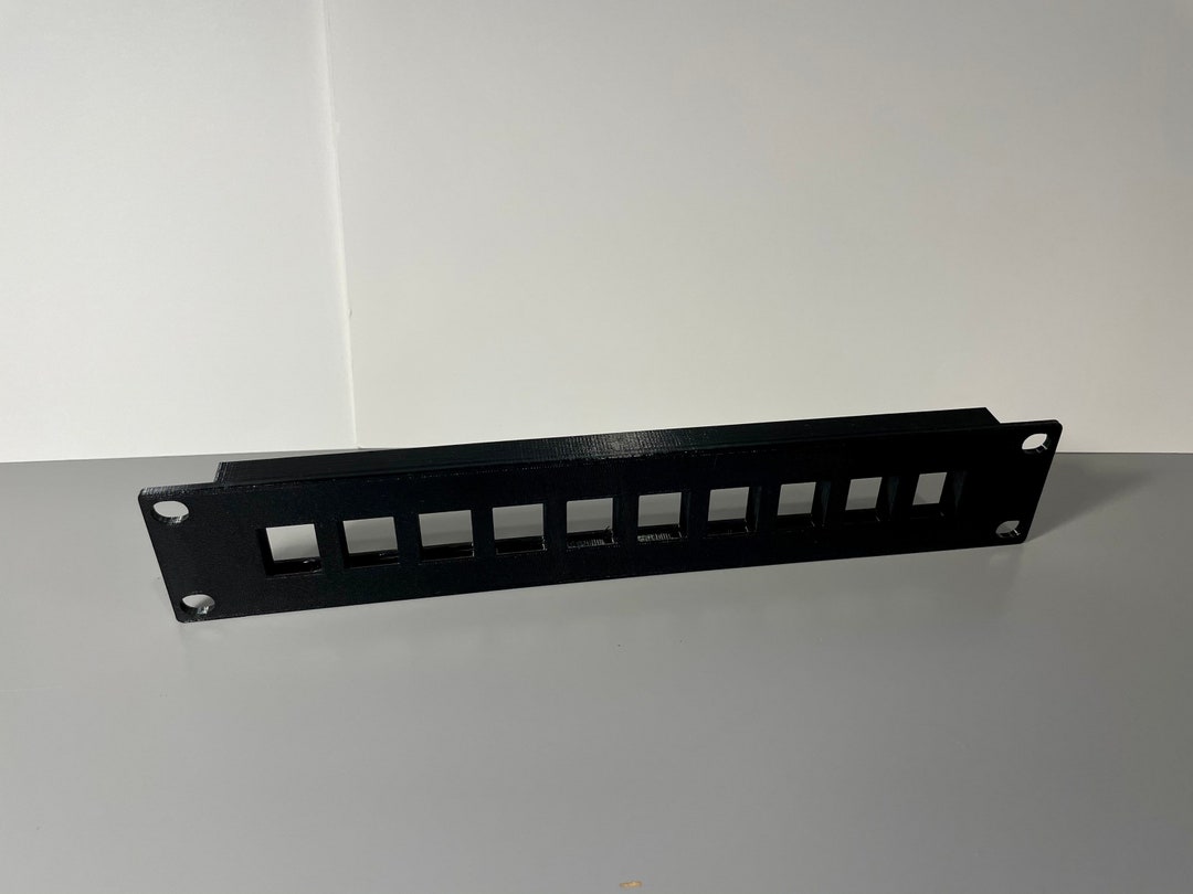 Keystone Patch Panel - 10in Mini Rack 1U Mount - Etsy