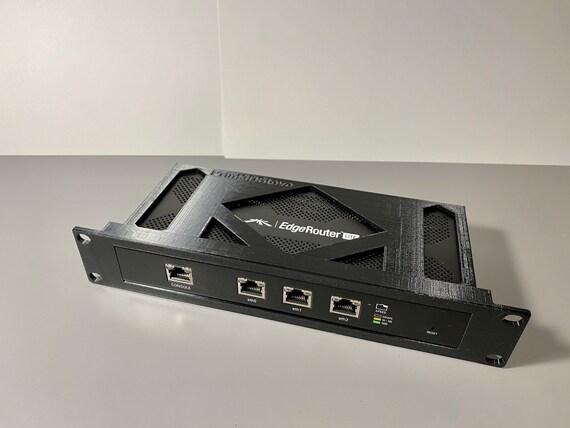 Ubiquiti Edgerouter Lite 10in Half Rack 1U Mount | Etsy