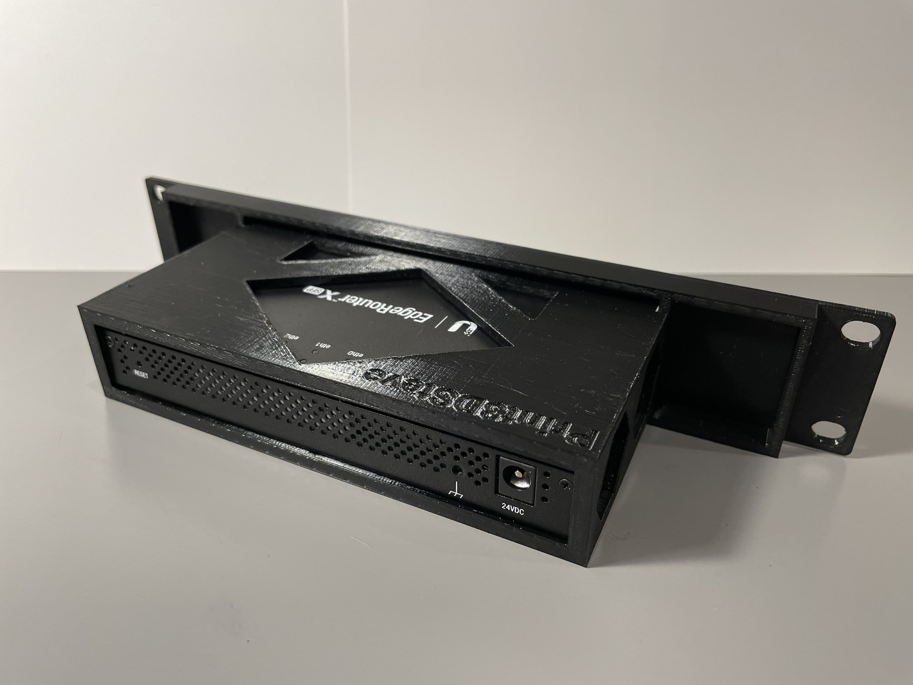 Ubiquiti EdgeRouter X SFP 10in Half Rack 1U Mount | Etsy