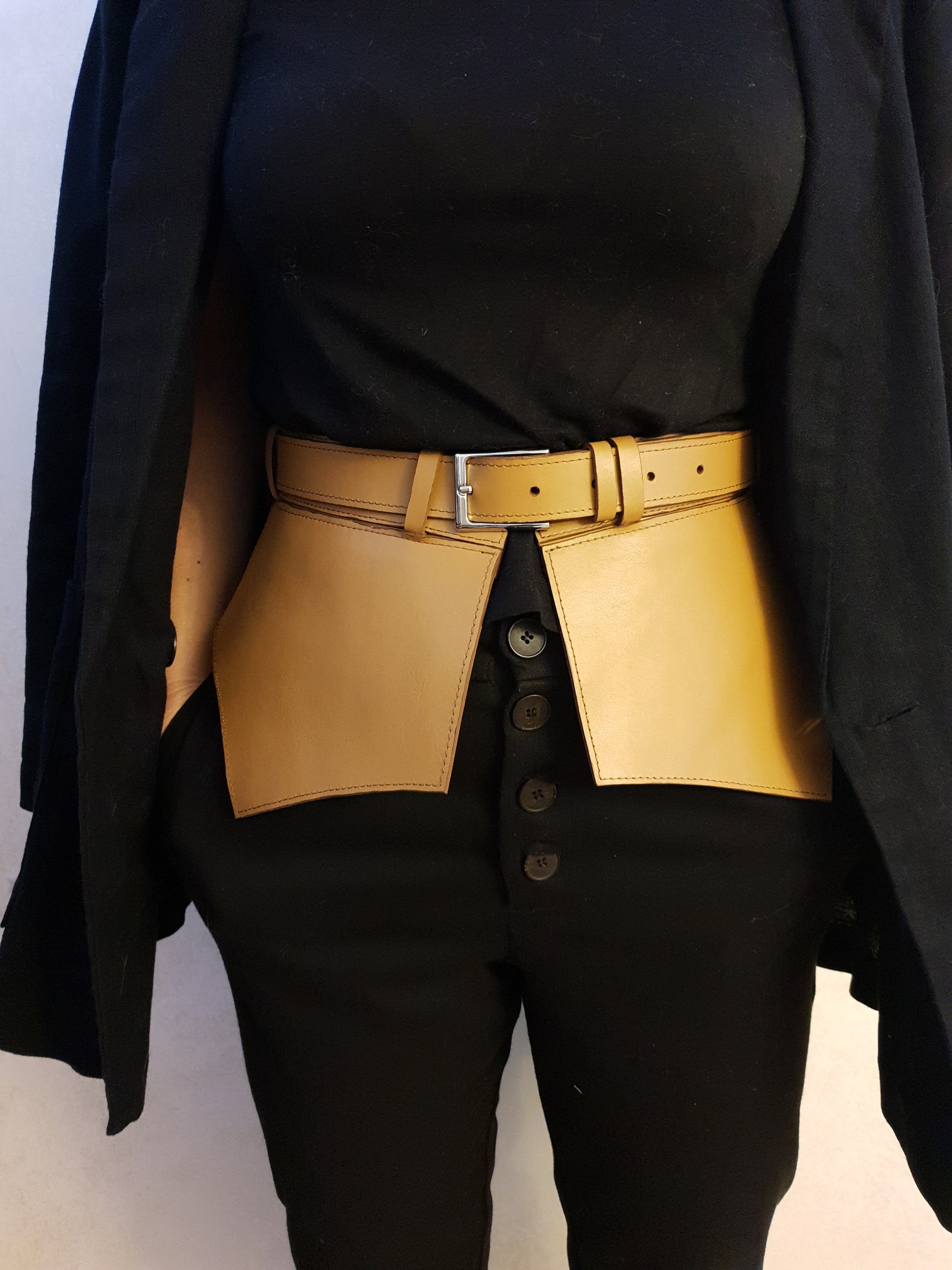 Leather Basque Belt Leather Peplum Belt Leather Belt Women - Etsy
