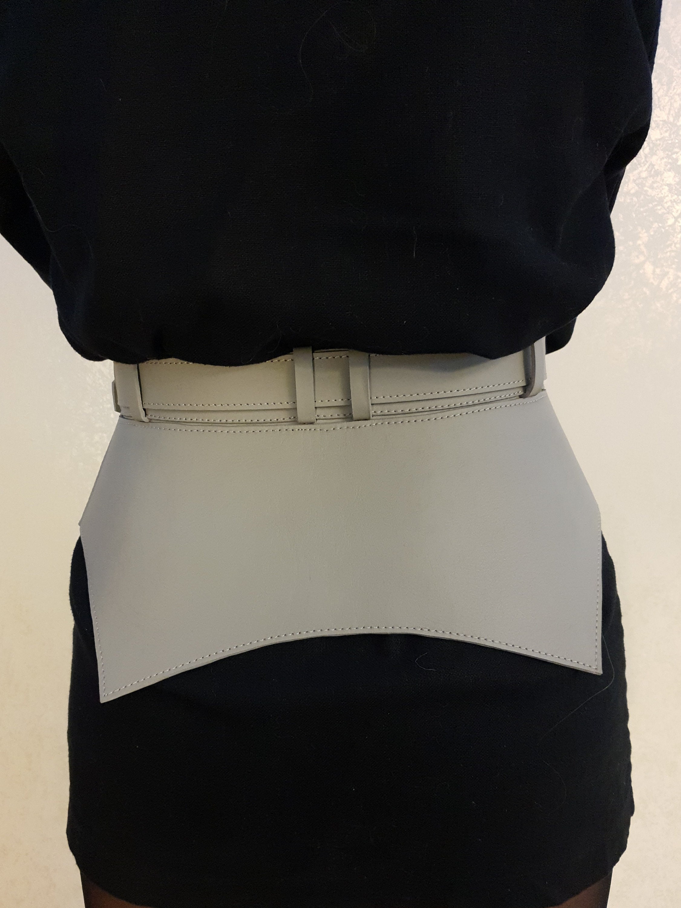 Leather Basque Belt, Leather Peplum Belt, Leather Belt Women, Corset ...