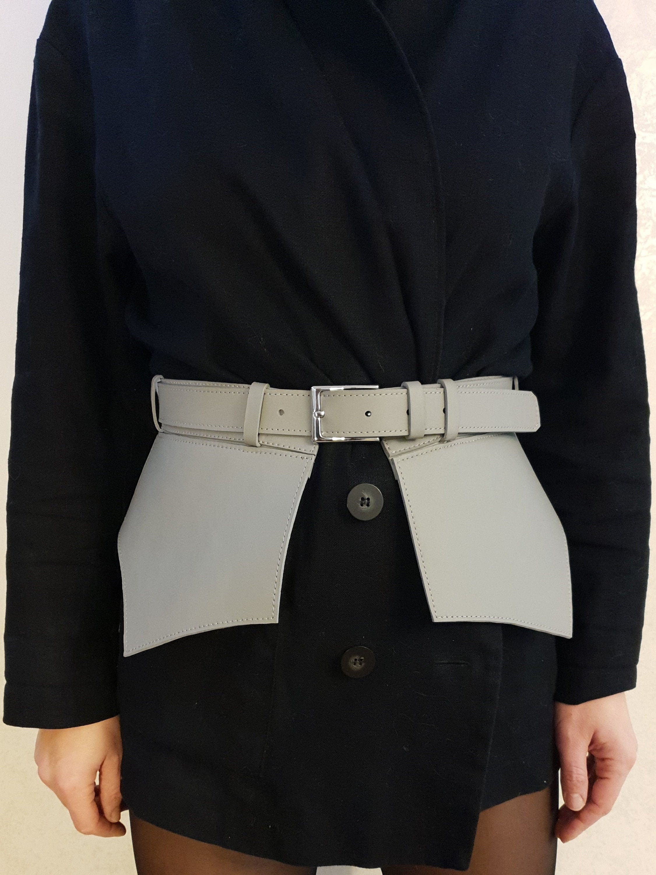 Leather Basque Belt, Leather Peplum Belt, Leather Belt Women, Corset ...