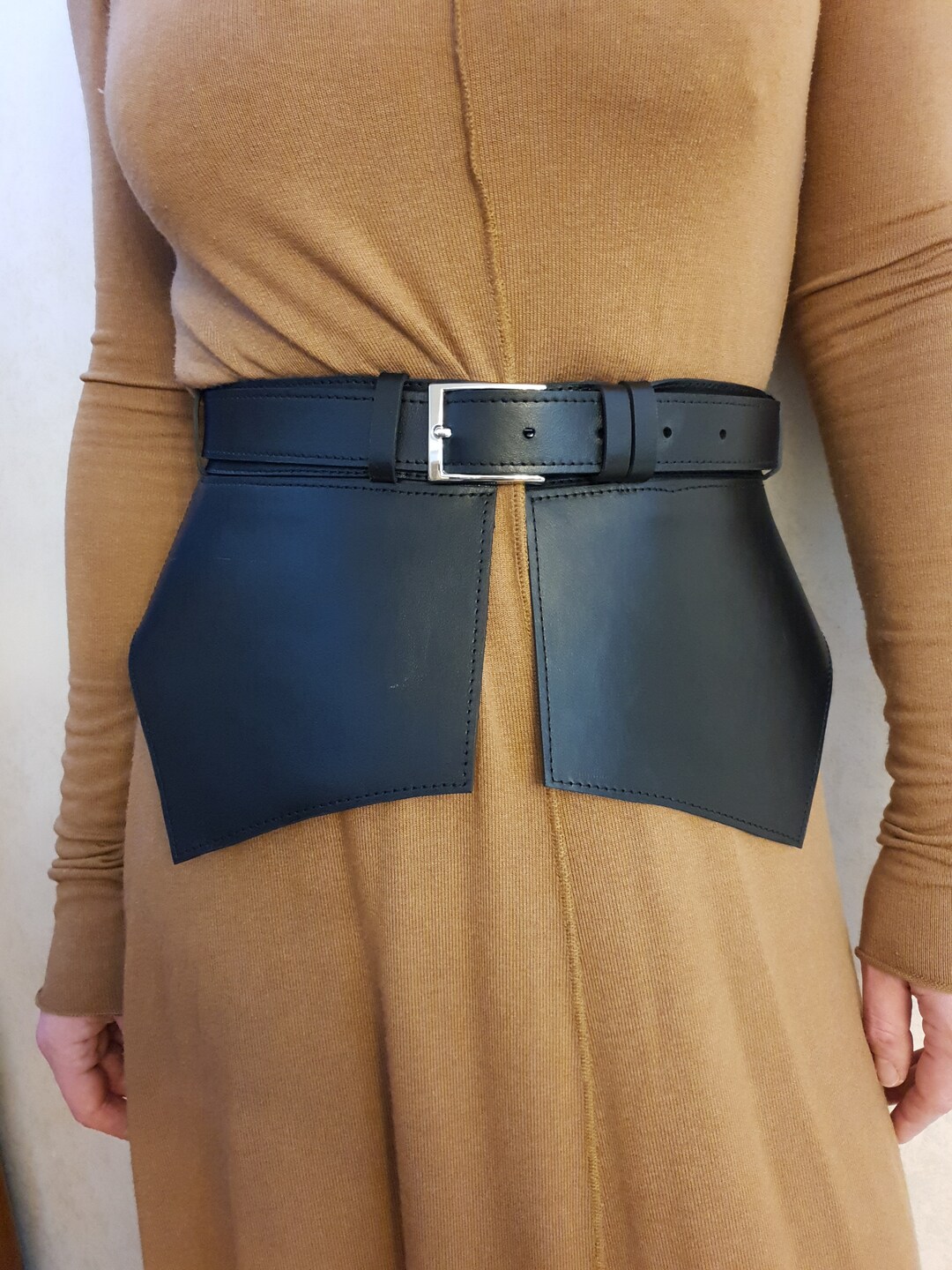 Leather Basque Belt, Leather Peplum Belt, Leather Belt Women, Corset ...