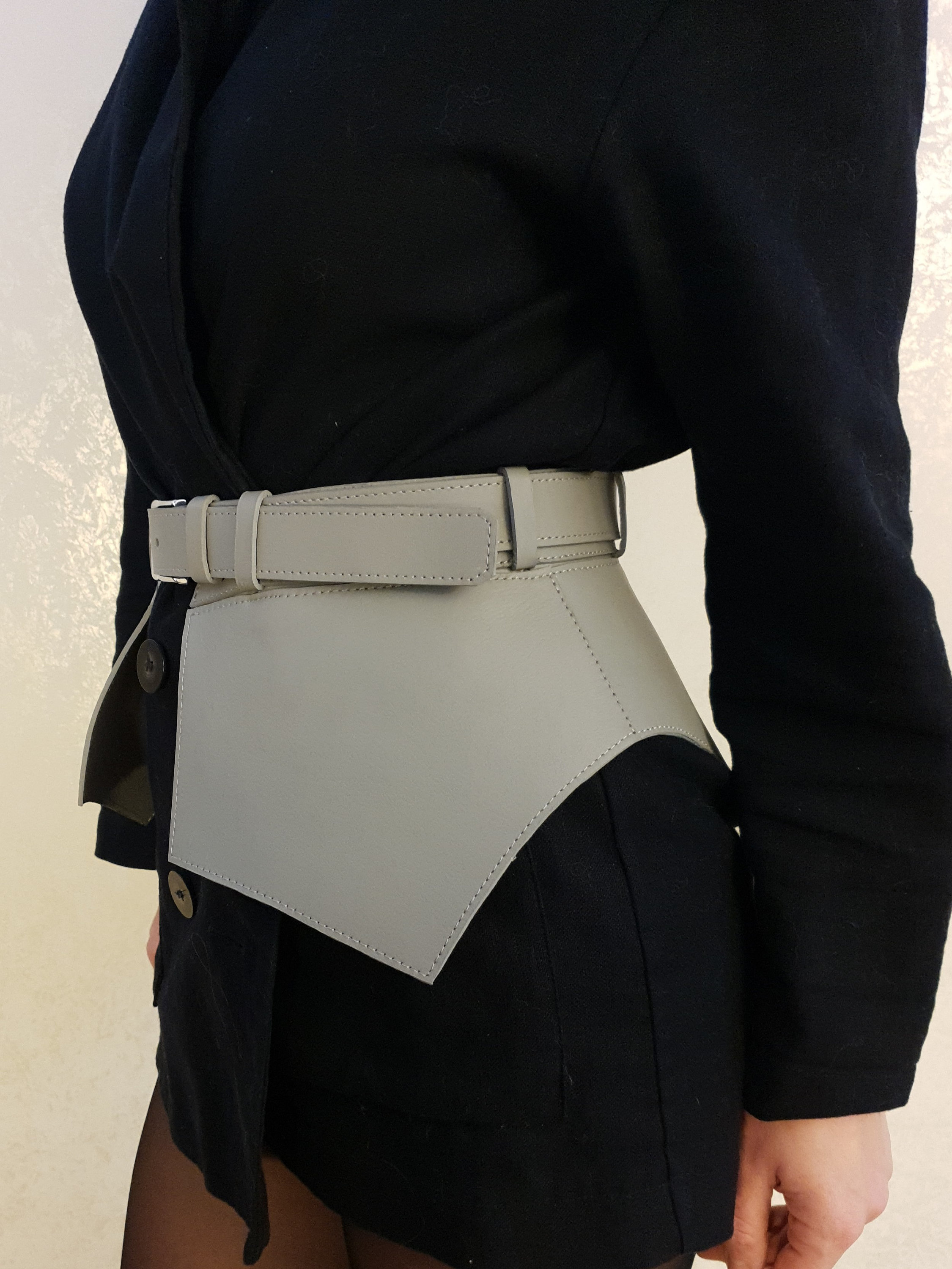 Leather Basque Belt, Leather Peplum Belt, Leather Belt Women, Corset ...