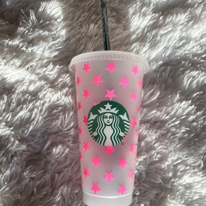 Custom Starbucks Star Wrap Around Cold Cup - Etsy