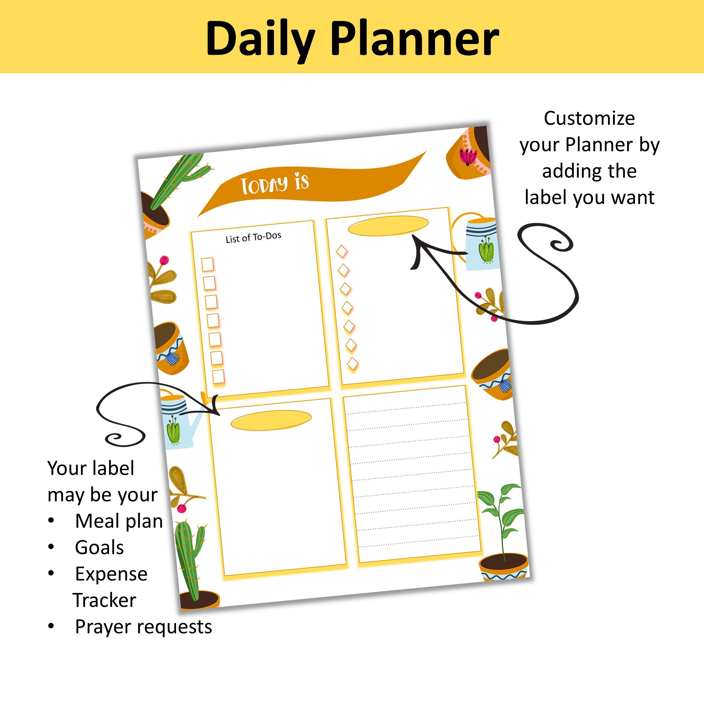 Printable Christian Planner and Bible Study Journal, Sermon Notes ...
