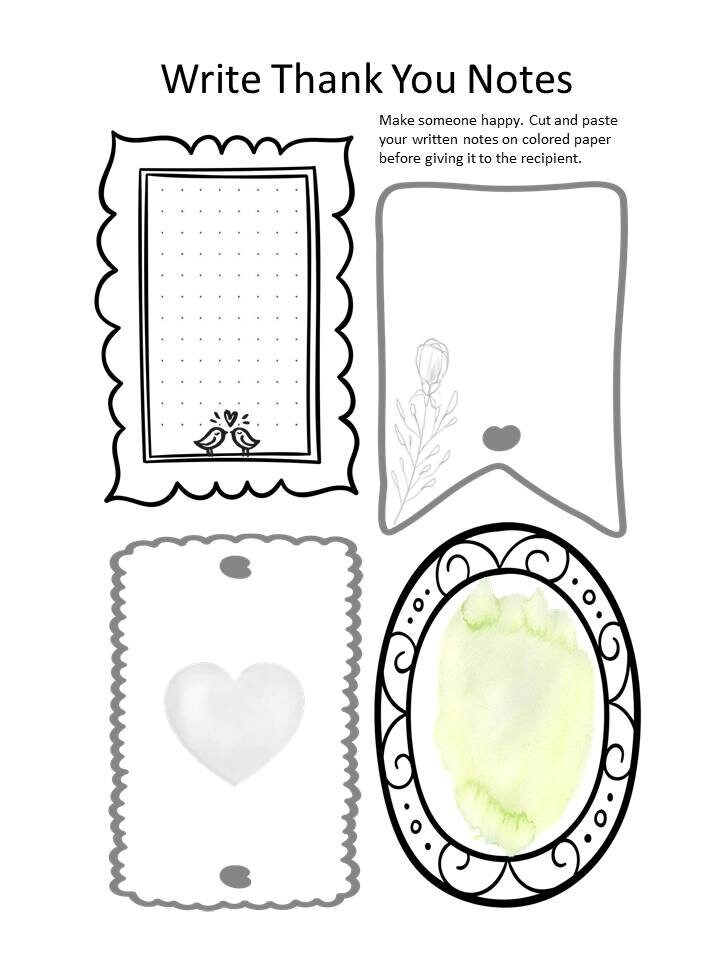 Give Thanks Gratitude Journal Printable for Kids With Coloring Pages - Etsy