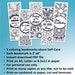 Set of 5 Printable Self-care Coloring Bookmarks, Floral Zen Designs, 2 ...