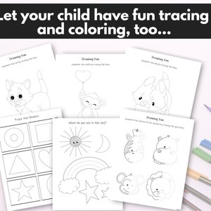 Tracing Activity Sheets for Kids Ages 3-5 (lines and Shapes) Printable ...