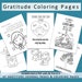 Give Thanks Gratitude Journal Printable for Kids With Coloring Pages - Etsy