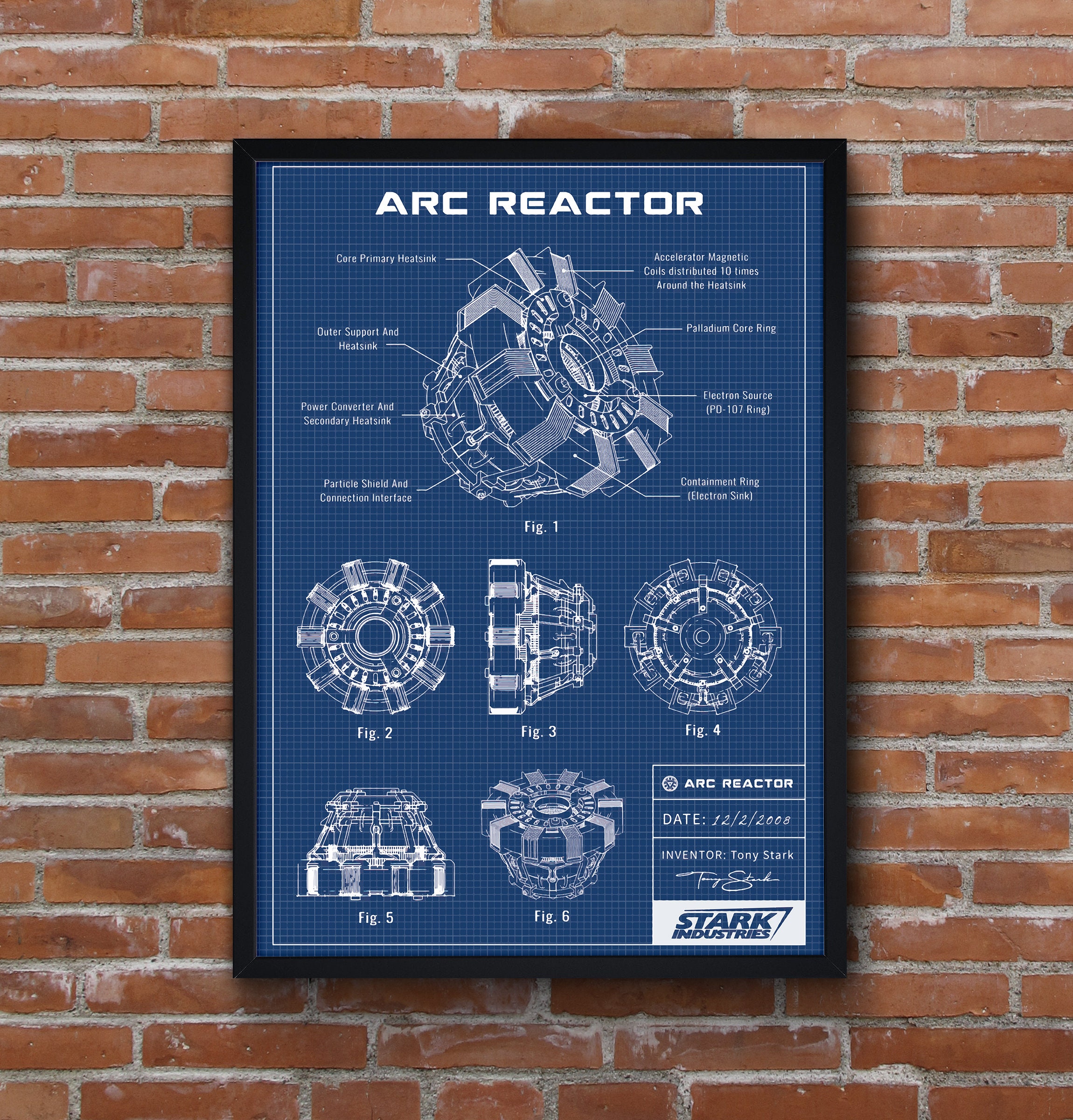 Ironman Arc Reactor Blueprints