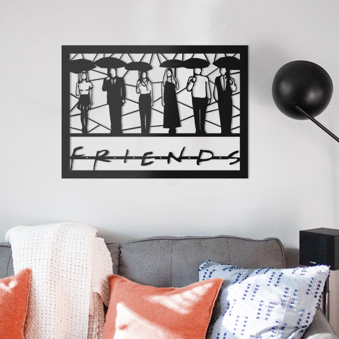 Friends Metal Wall Decor Friends Metal Poster | Etsy