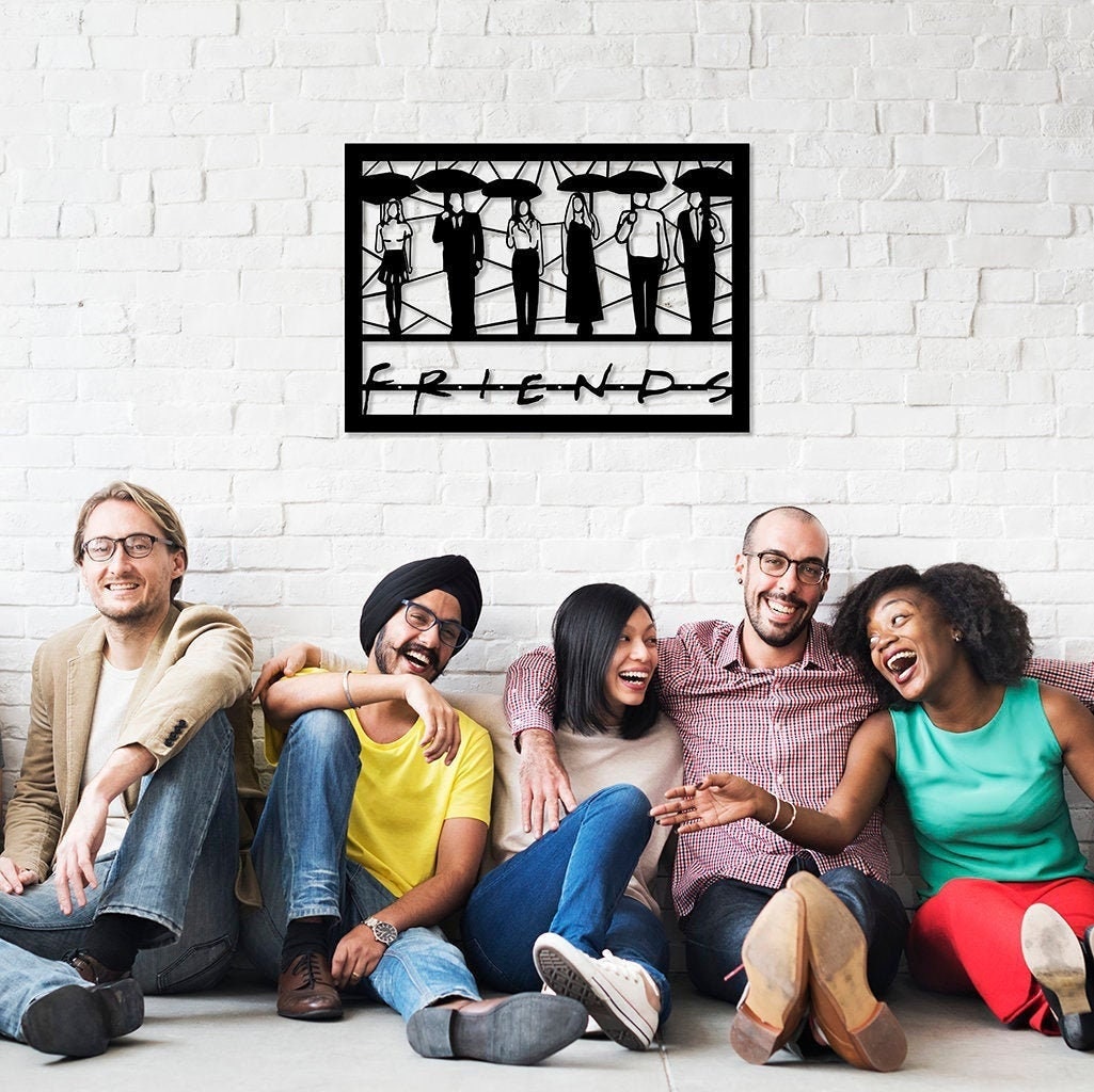 Friends Metal Wall Decor Friends Metal Poster | Etsy