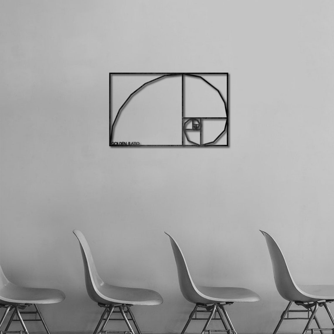 Golden Ratio Wall Deco Wall Art Office Deco Golden Ratio | Etsy