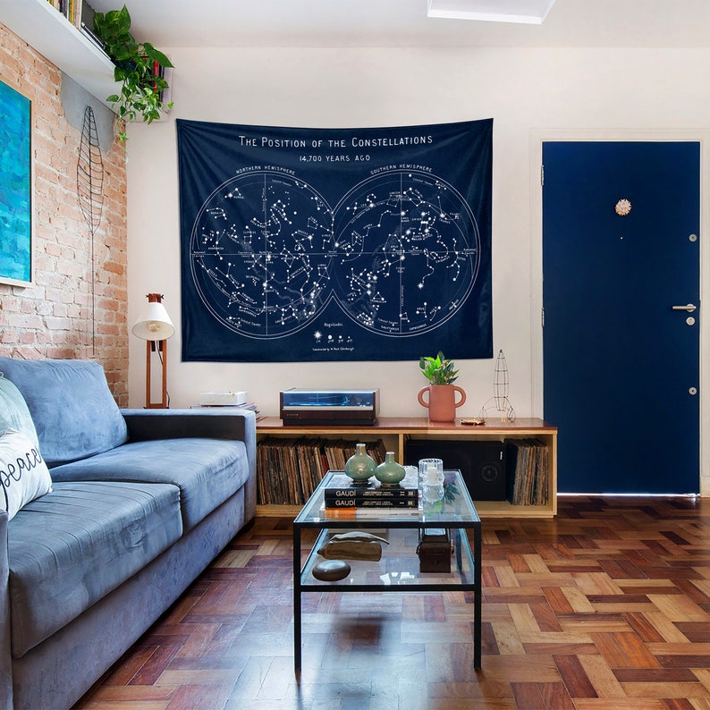 Position of the Constellations Tapestry Astronomy Map - Etsy
