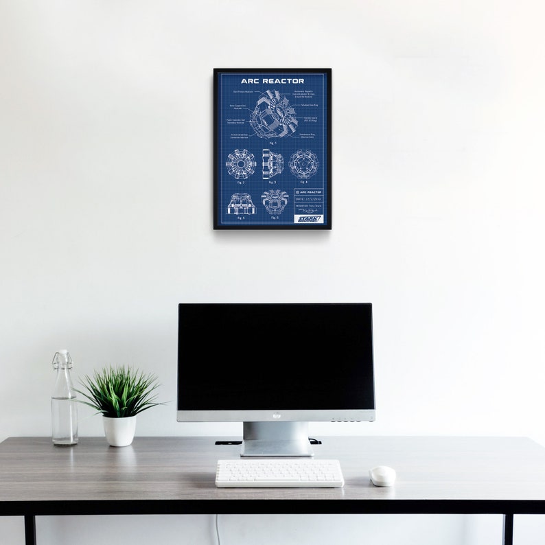 Arc Reactor Poster Iron Man Tony Stark Avengers Wall Art - Etsy