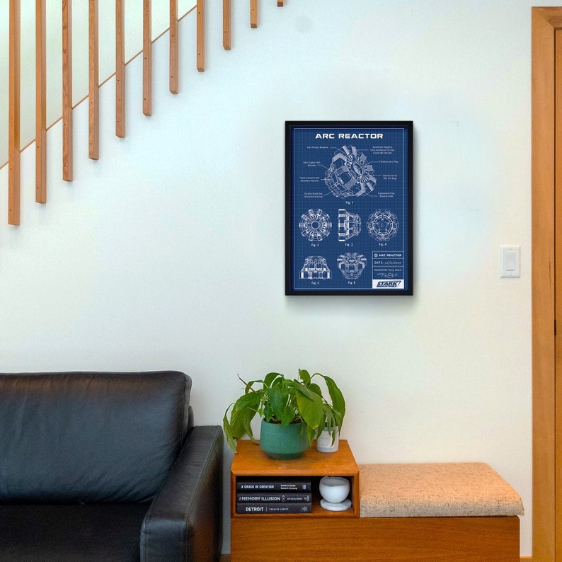 Arc Reactor Poster Iron Man Tony Stark Avengers Wall Art - Etsy
