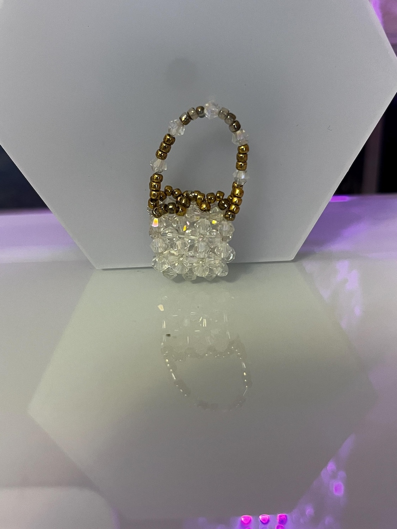 Handmade Crystal Doll Purse Mini Barbie Handbag Bitsy Bling Accessory ...