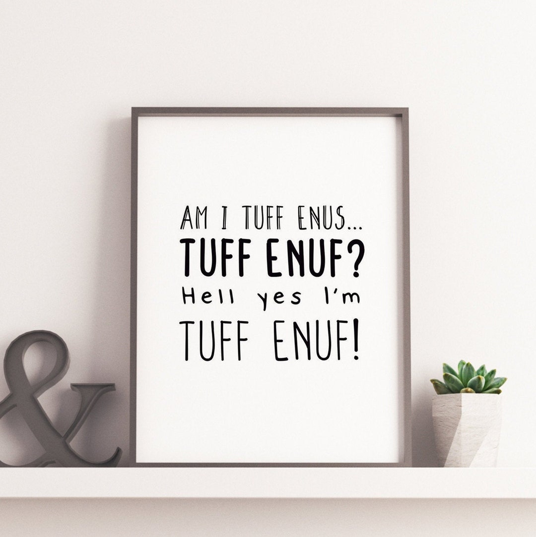 Am I Tough Enough Am I Tuff Enuff Print Ed Miliband - Etsy