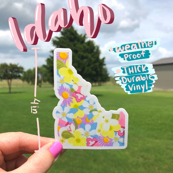 Idaho Stickers - Etsy