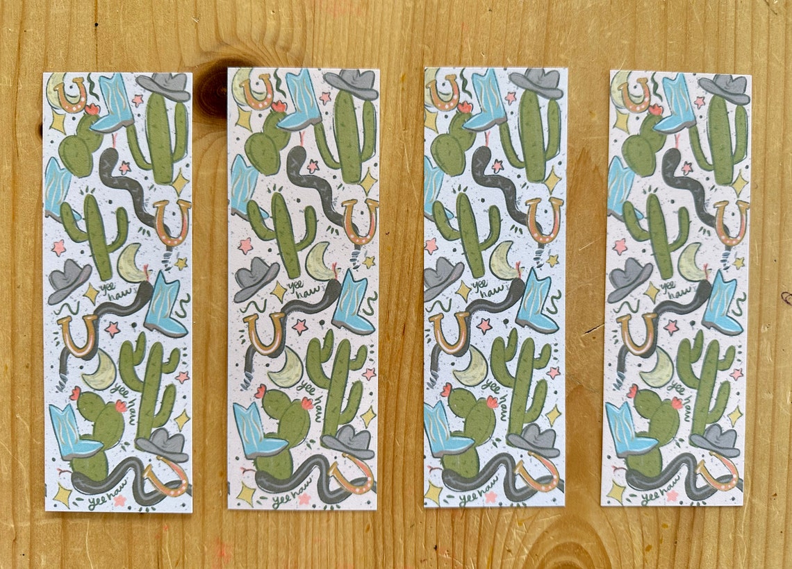 Western Bookmarks Printable Bookmarks Bookmarks for Gifts - Etsy