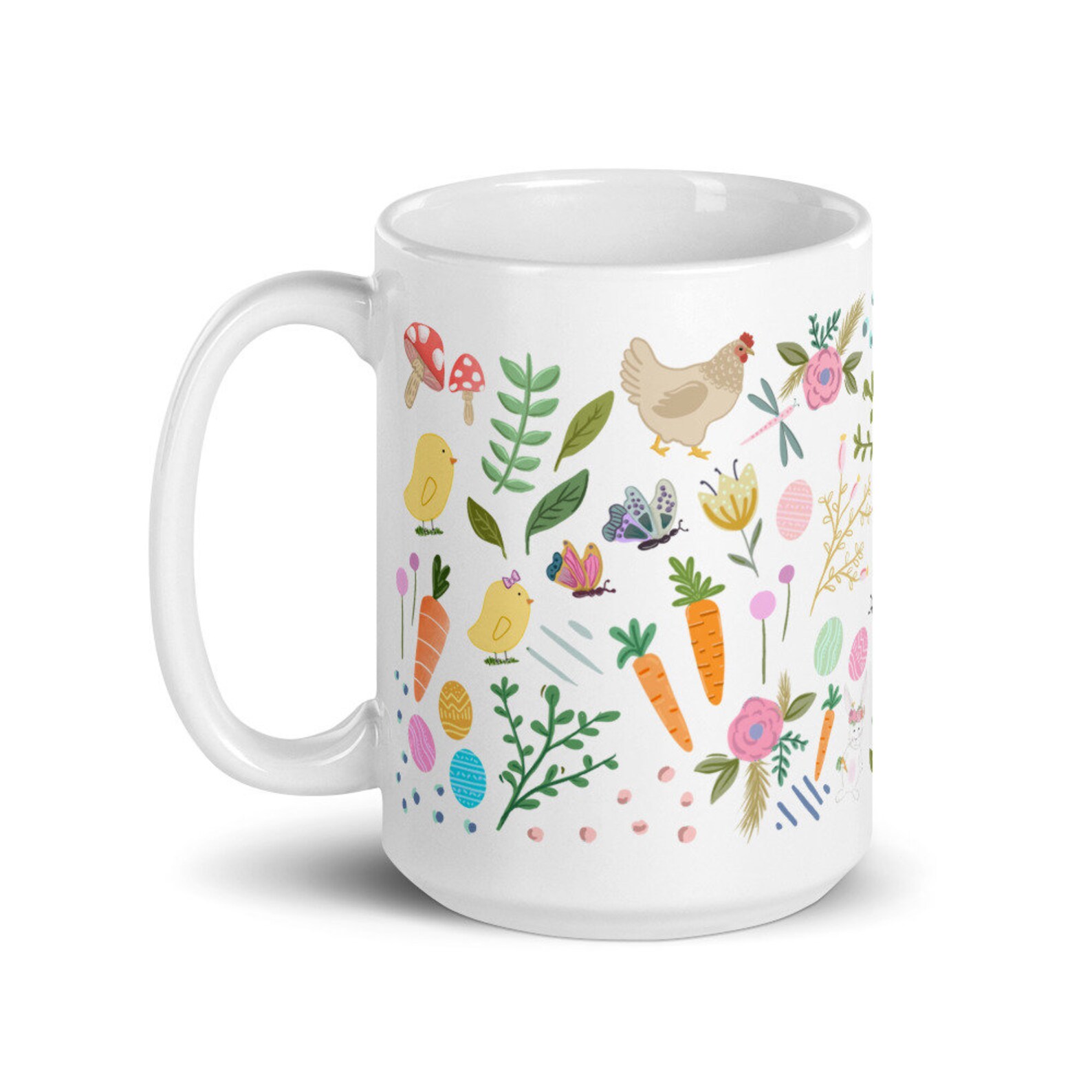 Easter Mug Spring Mug Springtime Decor Easter Decor - Etsy