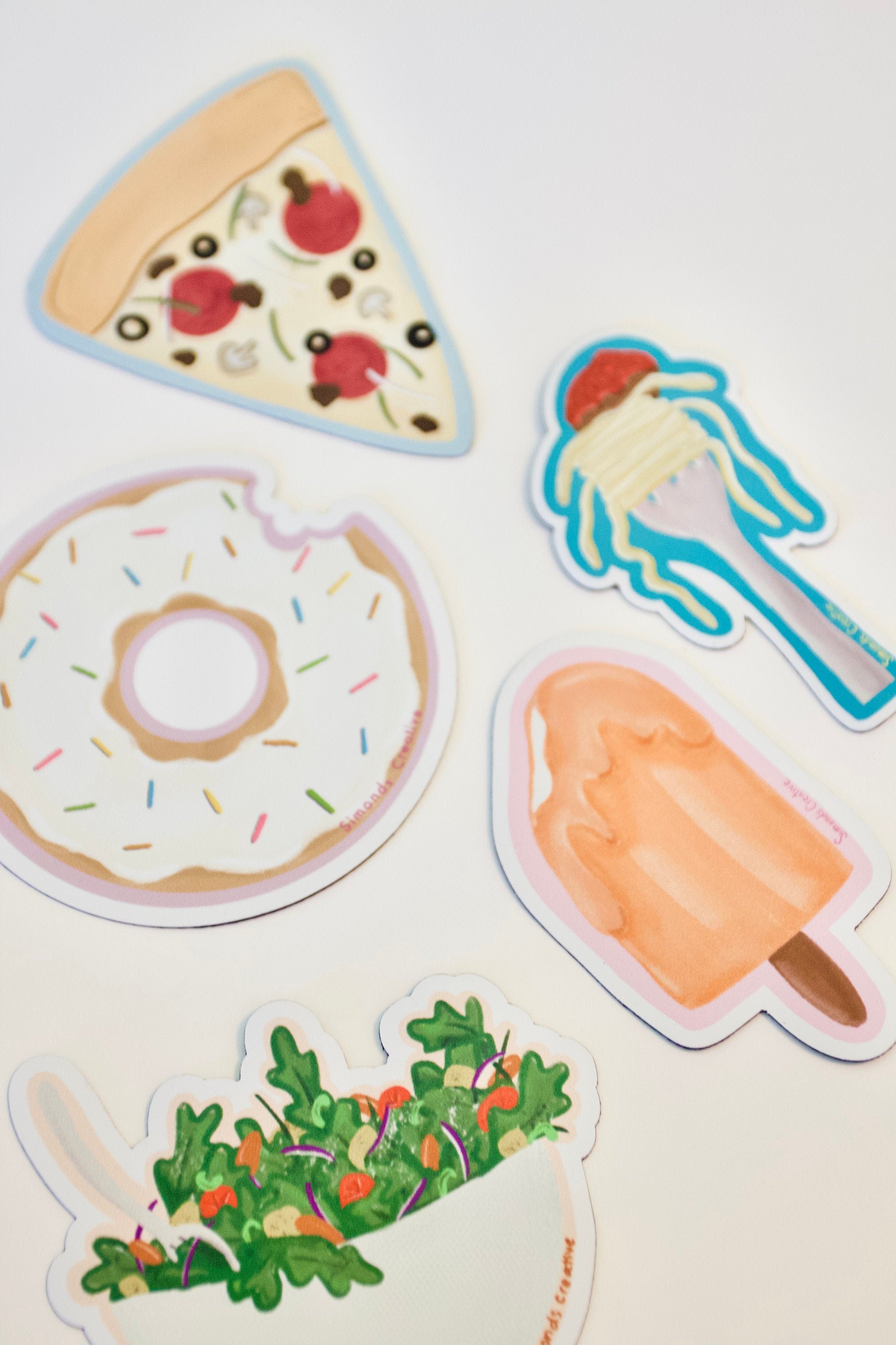 Cute Magnets for Fridge Food Magnets Illustrated Food | Etsy