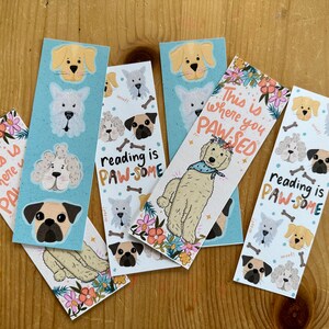 Dog Bookmarks, Valentines Card Printable, Bookmarks for Kids, Printable ...