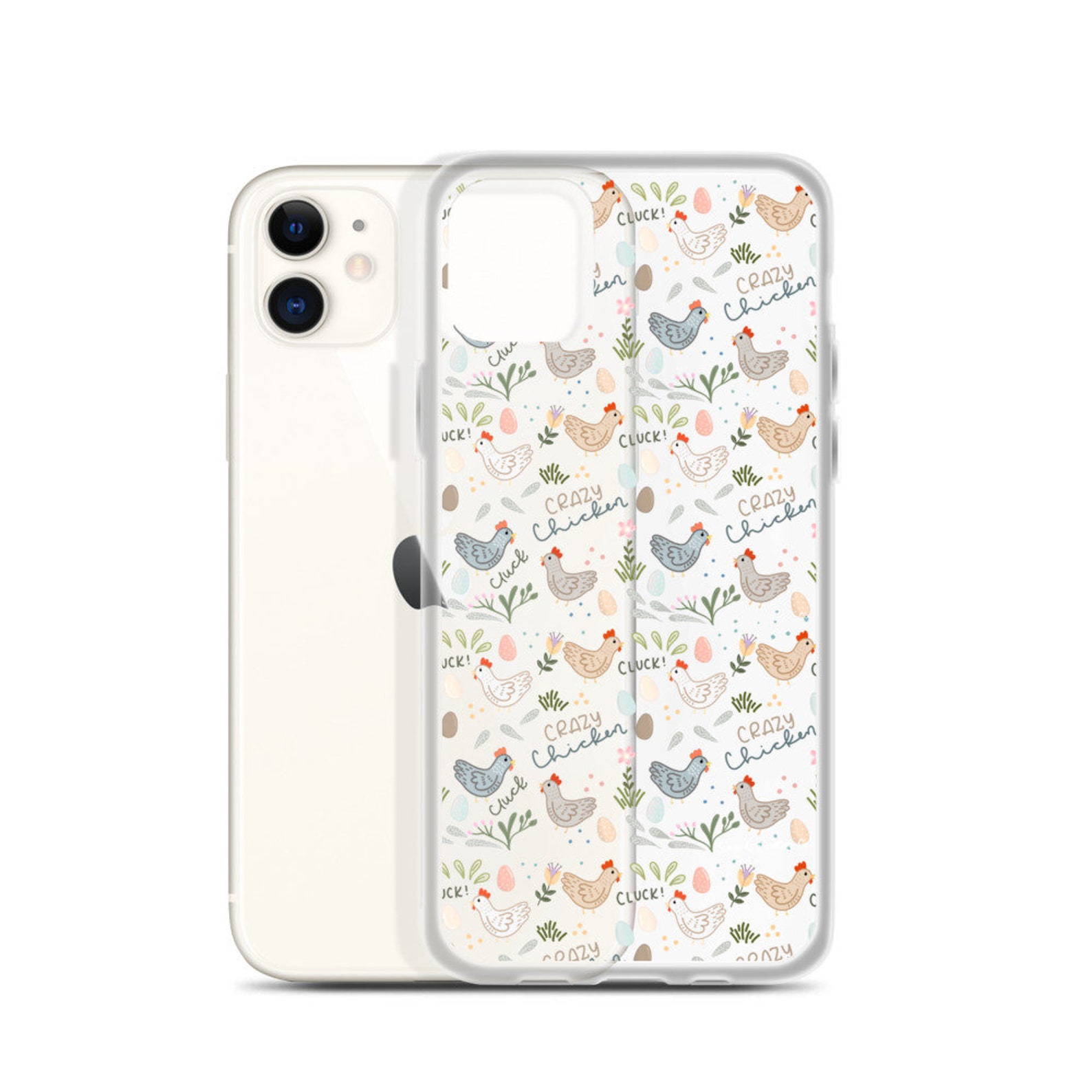 Chicken Lady iPhone Case, Cute Phone Cases, Gifts for Chicken Lovers ...