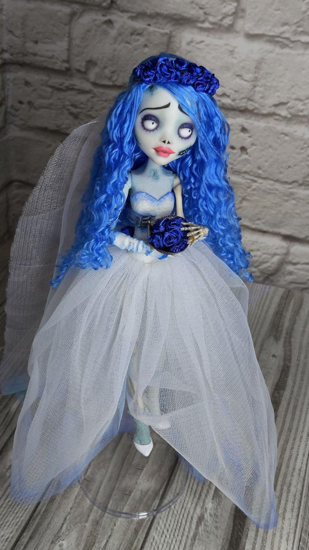 Corpse Bride Doll Custom OOAK Tim Berton Monster High Bridge Doll ...