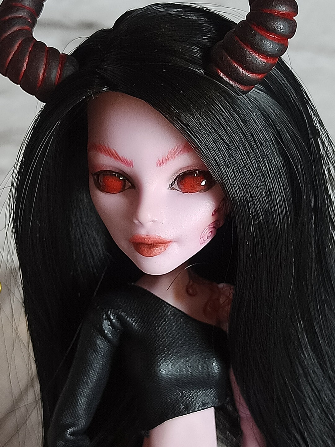 Devil Demon Lilith Ooak Doll Monster High Operetta Unique Handmade Art ...