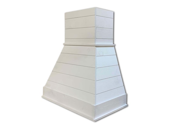 Buy Castlewood Rustic Shiplap Chimney Range Hood White Online in India Etsy