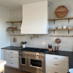 Castlewood Cascade Curved Wood Range Hood Maple - Etsy